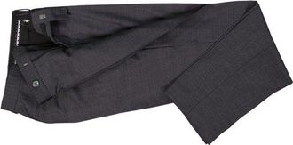 Bugatti Herren Hosen grau Schurwoll-Stretch