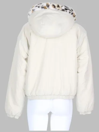 Moose Knuckles Womens Reversible Jacket Eaton Bunny Multicolour Polyester
