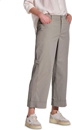 Street One Damen A379038 Straight Leg Twill-Hose, Vintage Stone, 42W x 28L