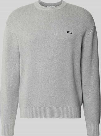 Review Relaxed Fit Strickpullover aus reiner Baumwolle