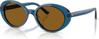Oliver Peoples Femme, Accessoires, Bleu, Taille: 51 MM Lumar Lunettes de soleil