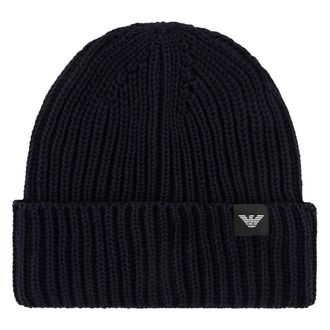 Emporio Armani Stylische Beanie - - Accessories - Herren - Blau - M