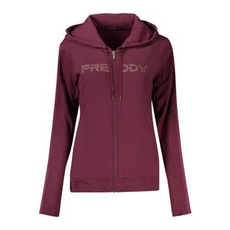 Freddy Sweatshirt mit Rei&szlig;verschluss - - Sweatshirts & Hoodies - Damen - Rot - XS