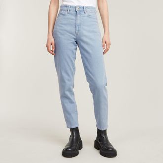 G-Star Janeh Ultra High Mom Ankle Jeans - Hellblau - Damen
