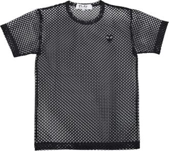 Comme Des Gar&ccedil;ons Homme, Tops, Noir, Taille: XL Mesh T-Shirt
