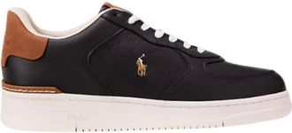 Polo Ralph Lauren Homme, Chaussures, Noir, Taille: 44 EU Masters Court Trainer