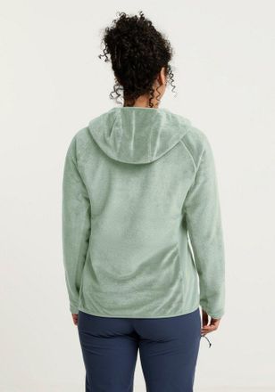 Jack Wolfskin Fleecejacke ROTWAND HOODED FZ W mit Kapuze, Langarm, atmungsaktives Gewebe