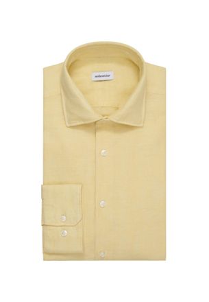 Seidensticker Herren Business Hemd - Regular Fit - Soft - Kent-Kragen - Langarm - 100% Leinen