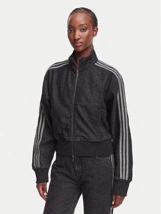 adidas Sweatshirt Firebird Denim Tracktop IB6917 Schwarz Regular Fit