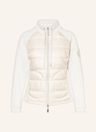 Monari Monari Steppjacke Im Materialmix weiss