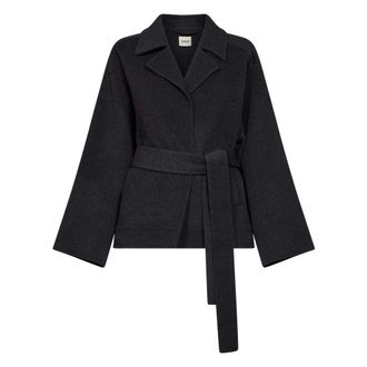 Khaite Damen, Jacken, Schwarzk, SGr&ouml;&szlig;e