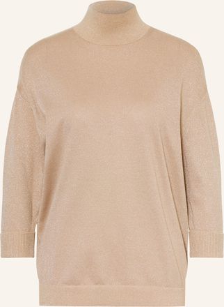 Dorothee Schumacher Dorothee Schumacher Pullover Shimmering Merino Mit 3/4-Arm beige