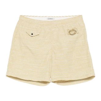 C.P. Company Flatt Nylon Badeshorts mit Streifen - - Swimwear - Herren - Gelb - L