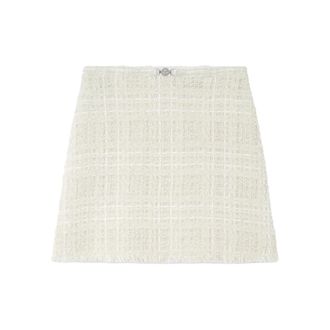 Versace A-line Frayed Mini Skirt