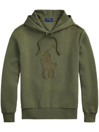 Polo Ralph Lauren hoodie à motif monogrammé - Vert