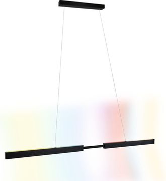 Paulmann 78024 LED Pendelleuchte Smart Home Zigbee 3.0 Aptare RGBW+ dimmbar 1920lm / 1920lm 2x16W Schwarz geb&uuml;rstet