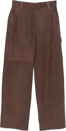 Iro Iro, Femme, Pantalons, Brun, Taille: 36 FR Pantalon large