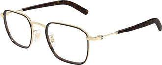 Montblanc Montblanc, Homme, Accessoires, Jaune, Taille: 50 MM Optical Frame