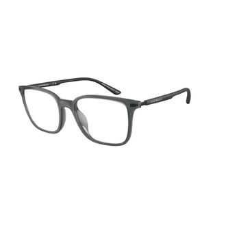 Emporio Armani unisex, Accessoires, Gris, Taille: 54 MM Lunettes à Monture Transparente