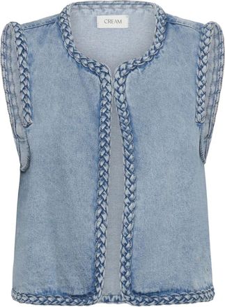 Cream Femme, Vestes, Bleu, Taille: 44 FR Duncan Vest