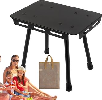 Generico Campinghocker, tragbarer Campinghocker, multifunktionaler Campingstuhl, kompakter Rucksacktisch f&uuml;r Reisen, Wandern, Grillen, multifunktionaler Outdoo