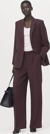 Mango Blazer costume Lyocell violet - Femme - XXS - MANGO