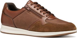 Geox Herren U Avery Sneaker, Brown, 46 EU