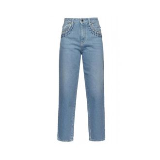 Pinko Pinko, Femme, Jeans, Bleu, Taille: W26 Denim Jeans droits