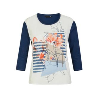 Rabe Damen, Oberteile, Blau, 3XLGröße