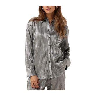 Suncoo Silberne Linda Bluse - - Blouses & Shirts - Damen - Grau - XS