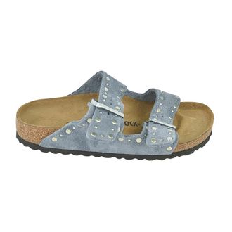 Birkenstock Femme, Chaussures, Bleu, Taille: 38 EU Flat Sandales