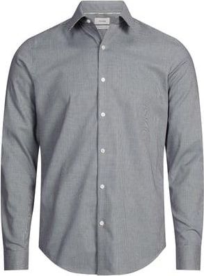 Calvin Klein Chemise slim en coton m&eacute;lang&eacute;