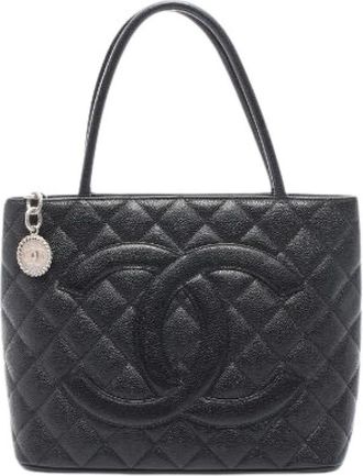 Chanel Pre-owned Reissue Tote Leather Tote Bag - Femme - Pre-owned - Noir - Taille: ONE Size