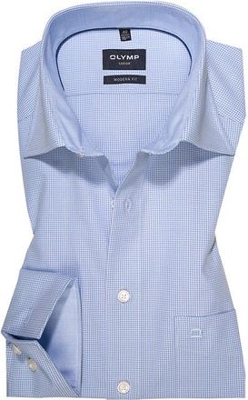 Olymp Herren Hemd blau