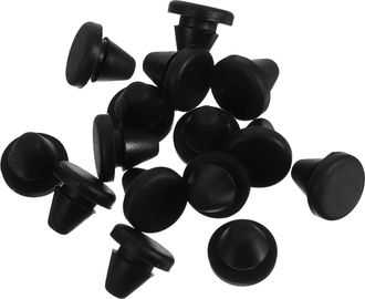 Lurrose 15 Stück Teiliges Silikon Ofenfüße rutschfeste Hochtemperaturbeständige Herdfüße und Abdichtungen Passend für Mikrowellen Gasherde Möbel Stoßdämpfende