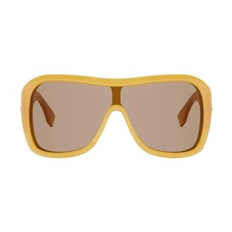 Fendi Screen Sonnenbrille - - Accessories - Damen - Gelb - ONE SIZE