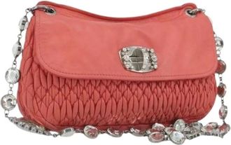 Miu Miu Sac port&eacute; &eacute;paule Pre-owned - Femme - Pre-owned - Rose - Taille: ONE Size