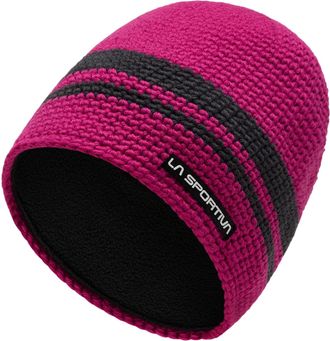 La Sportiva Herren Damen M&uuml;tze Skim&uuml;tze Strickm&uuml;tze Zephir Beanie, Farbe:Pink, Gr&ouml;&szlig;e:S/M, Artikel:-411900 Springtime/Carbon