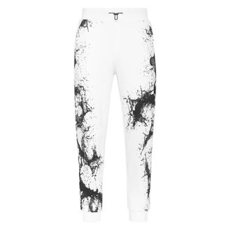 Plein Sport Jogginghose Splash - - Sport - Herren - Wei&szlig; - 2XL