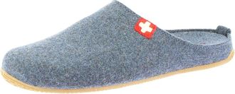 Living Kitzb&uuml;hel Filz - Schweizer Kreuz - Pantoffeln (36 EU Nachtblau)
