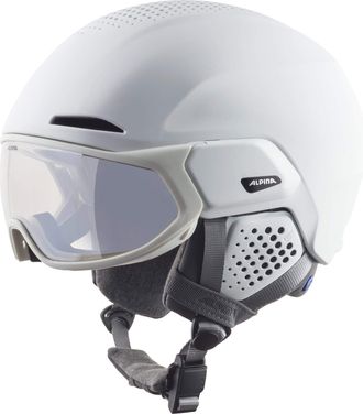 Alpina Alpina Unisex - Erwachsene, Alto V Visierhelm, White matt, 59-63 cm