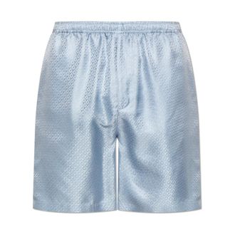 Ferragamo Silk Shorts - - Shorts - Herren - Blau - XL