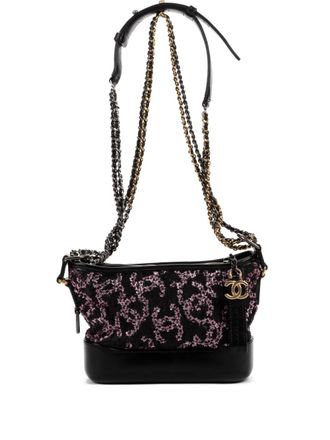 Chanel sac port&eacute; &eacute;paule Gabrielle &agrave; sequins - Noir
