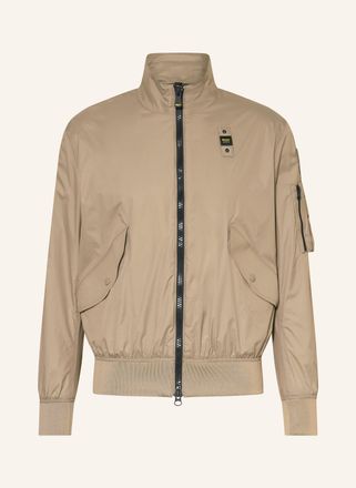 Blauer Blouson Badger beige