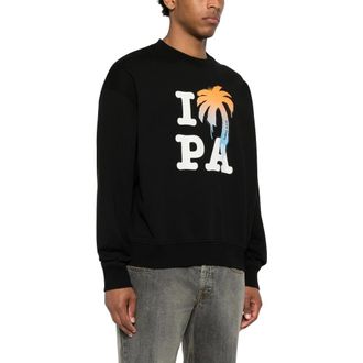 Palm Angels Herren, Sweatshirts & Hoodies, Schwarzk, XLGr&ouml;&szlig;e