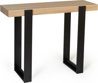 IDMarket Konsole Phoenix Holz und Schwarz