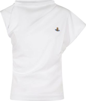 Vivienne Westwood Femme, Tops, Blanc, Taille: 38 FR Hebo Top
