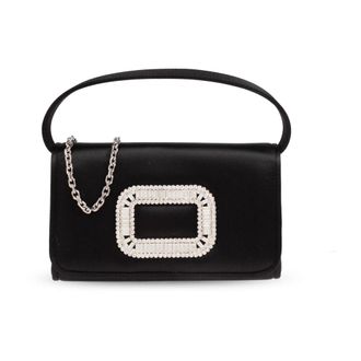 Roger Vivier Pilgrim Micro Handbag - - Bags - Damen - Schwarzk - ONE SIZE