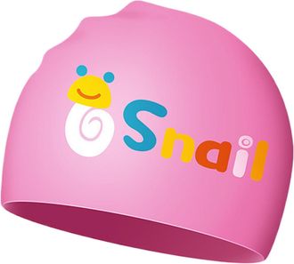 Generico Badekappe f&uuml;r Kinder, wasserdichte Silikonkappe mit Kindermotiven f&uuml;r Kinder, unisex, rutschfest und weich, f&uuml;r den t&auml;glichen Gebrauch