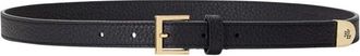 Ralph Lauren Schmaler G&uuml;rtel - - Accessories - Damen - Schwarzk - M